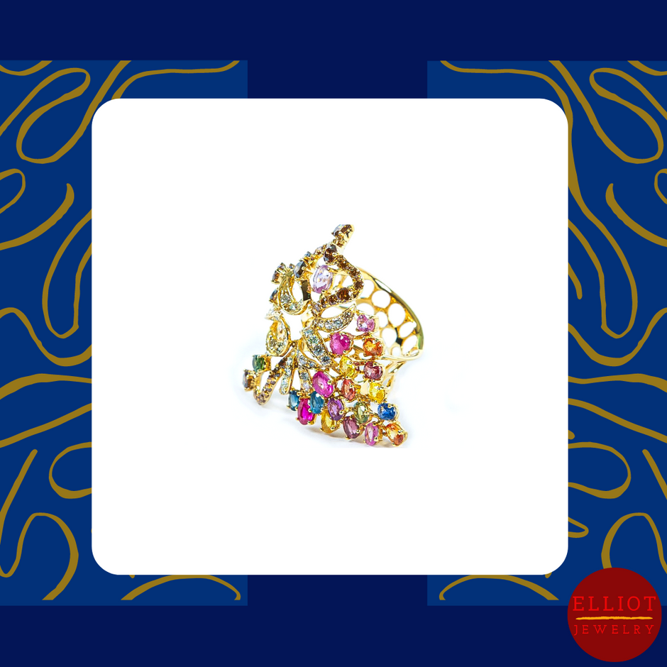 Colorful Gems Ring